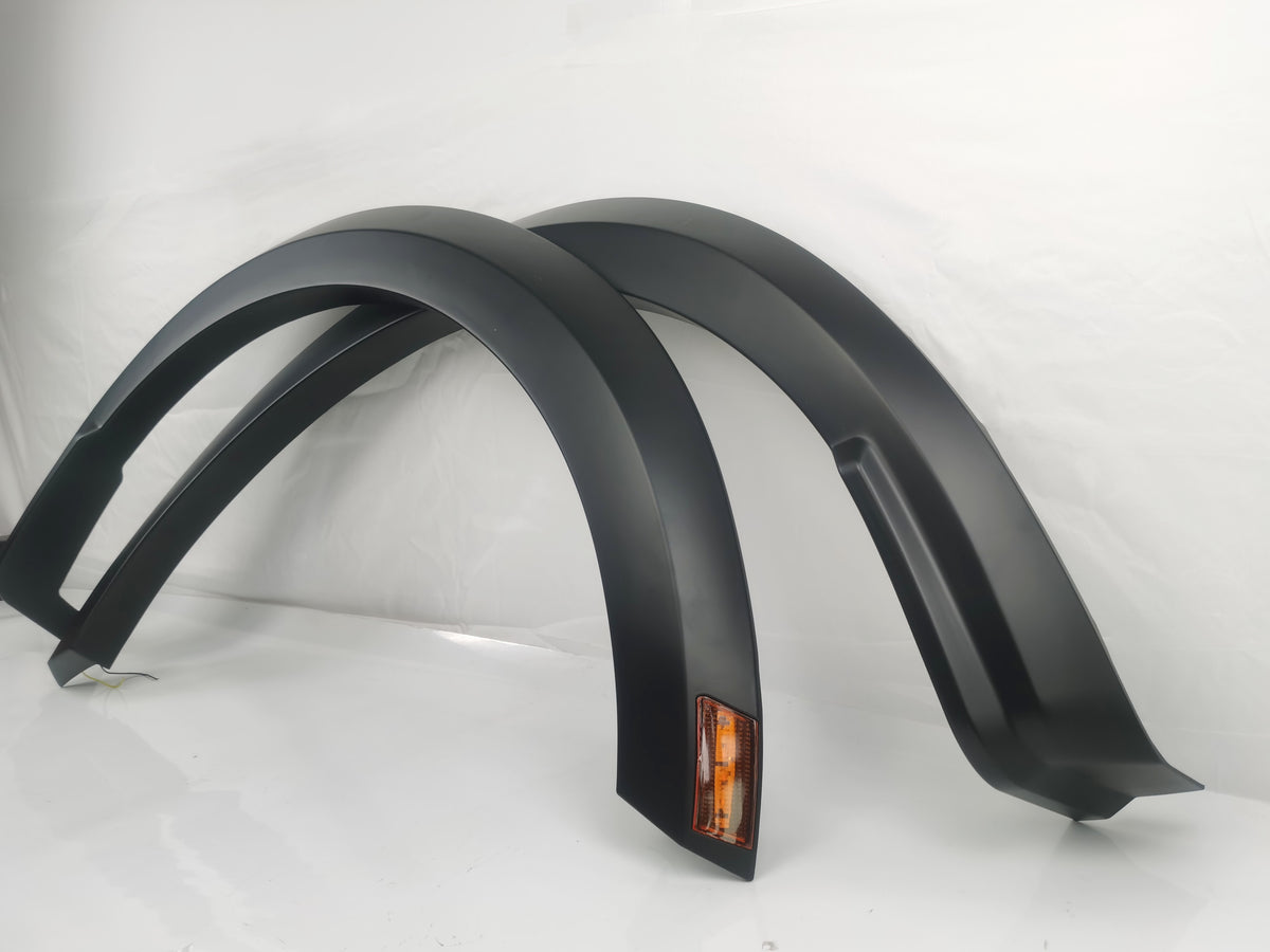 2021-2023 F150 Raptor Style Fender flares with LED 4PCS PP Injection,W ...